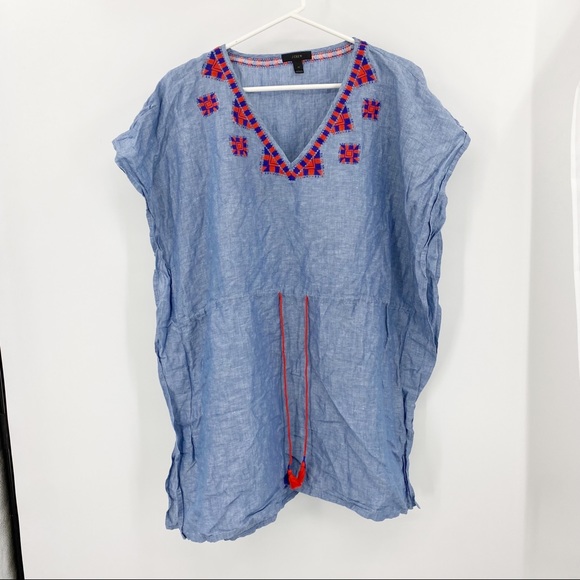 J. Crew | Dresses | J Crew Linen Dress Medium | Poshmark